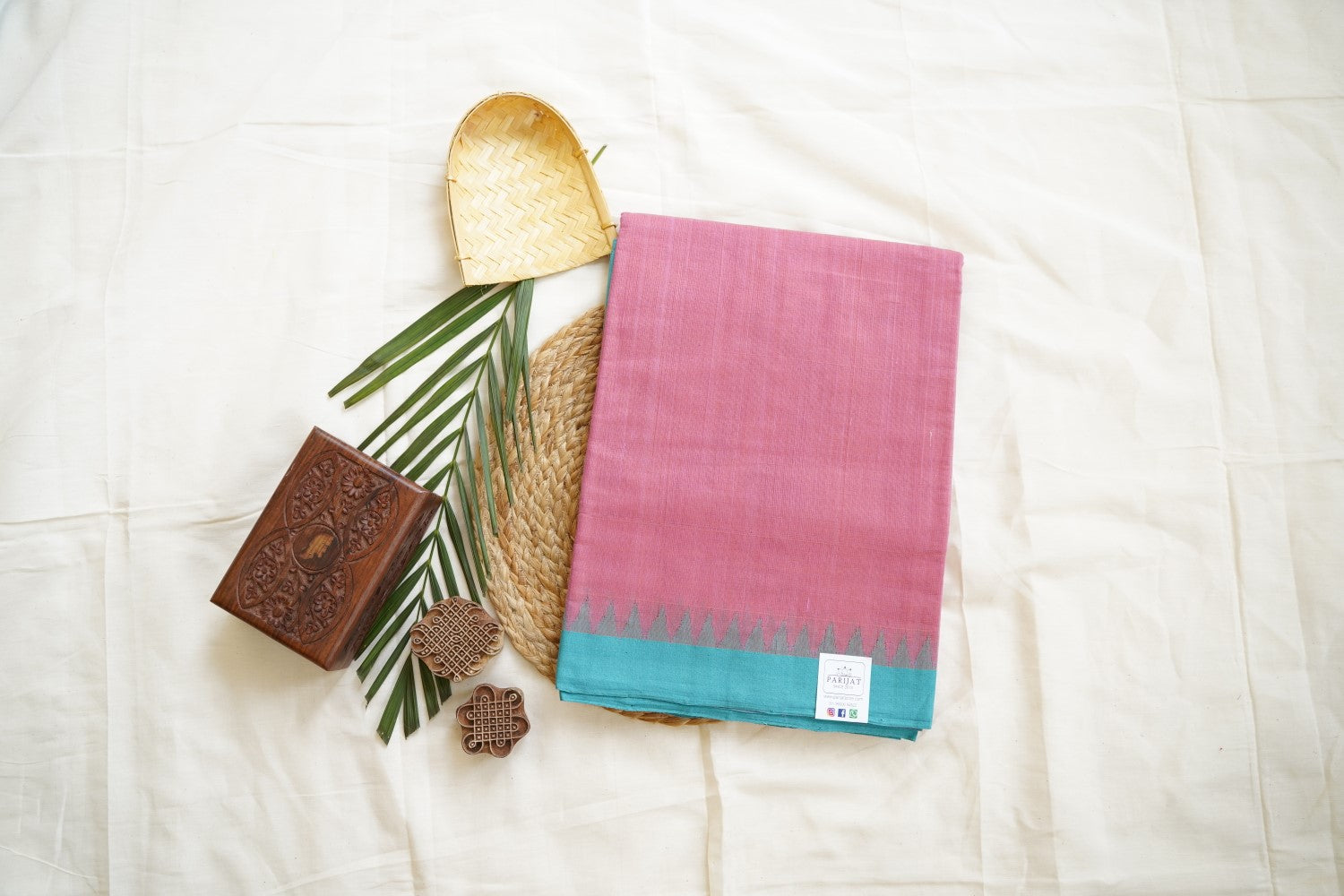 Ponduru khadi handloom Cotton Saree Worldwide Ship – Parijat Collections