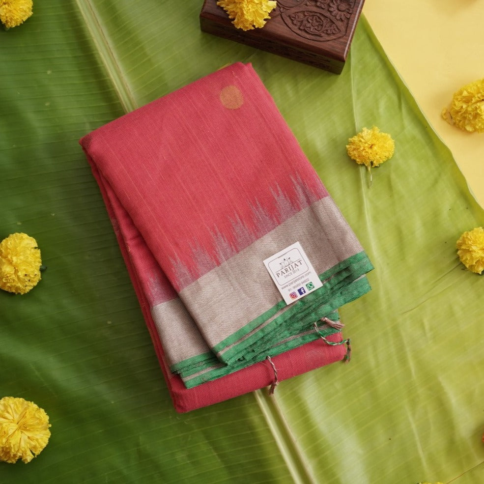 Ponduru khadi handloom Cotton Saree Worldwide Ship – Parijat Collections
