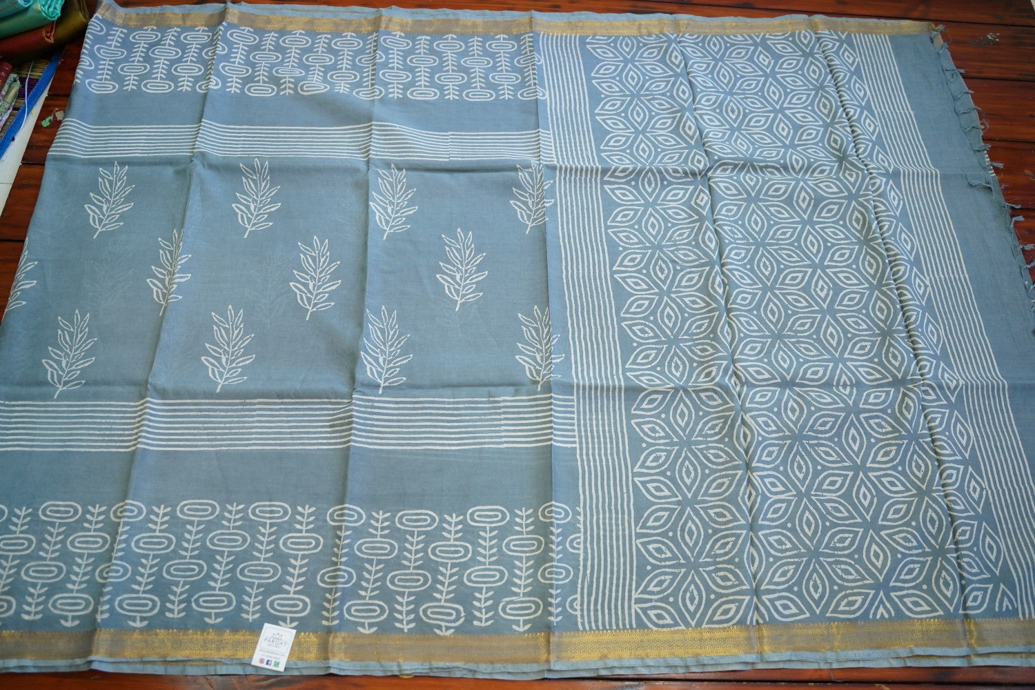 Block Printed Sarees – Parijat Collections